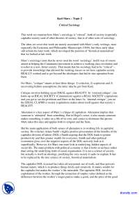 Critical Sociology Thinking Sociology Lecture Notes Docsity