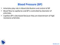 Blood Pressure - Introduction to Human Physiology - Lecture Slides ...