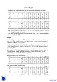 Sensitivity Analysis - Introduction to Operations Research - Lecture ...