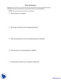 The Motivation - Advanced Placement Psychology - Quiz - Docsity