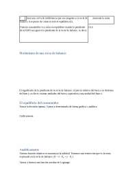 Recta de balance Movimiento de una recta de balance - Apuntes de ...