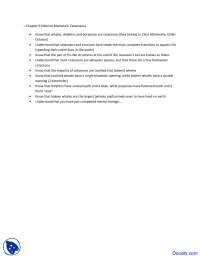 Marine Mammals Cetaceans - Marine Biology - Notes - Docsity