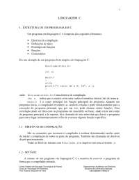 Apostila Linguagem C - linguagem de programação - Docsity