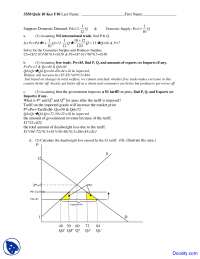 International Trade, Intermediate Microeconomics - Economics - Solved ...