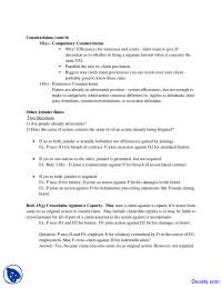 Compulsory Counterclaims - Civil Procedure - Lecture Notes - Docsity