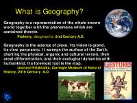 Geography - Physical Geography - Lecture Slides | Slides Geology | Docsity
