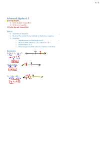 Graphing Stuff - Advanced Algebra - Lecture Handout - Docsity