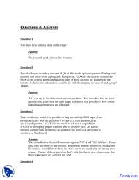Formula Sheet - Managerial Economics - Questions - Docsity