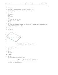 Divergence Theorem - Multivariable Calculus - Past Paper - Docsity