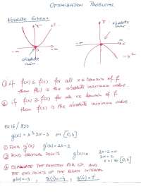 Optimization Problems - Business Calculus - Lecture Notes - Docsity