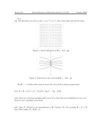 Flow Lines - Multivariable Calculus - Past Paper - Docsity