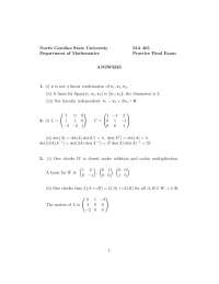 Linearly Independent - Introduction to Linear Algebra and Matrices ...