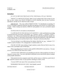 Waiver of Immunity from Liability - Torts Law - Exam - Docsity