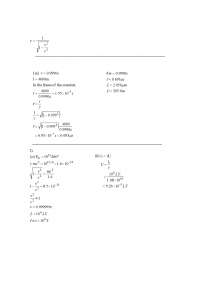 Positions of Particle - Physics - Solved Past Exam - Docsity