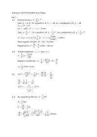Partition Function - Statistical Mechanics and Thermodynamics - Solved ...