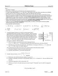 Single Slit Diffraction Effects - Modern Physics - Past Exam | Exams Physics | Docsity