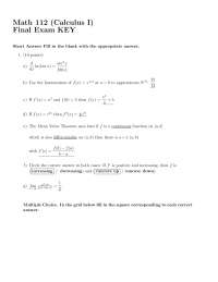 Linearization - Calculus - Solved Exam - Docsity