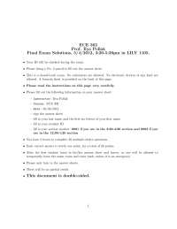 Probability - Probability - Solved Exam - Docsity