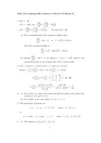 Parametric Surfaces - Differential Calculus of Multivariable Functions ...