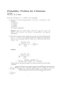 Conventions - Probability - Solved Exam - Docsity