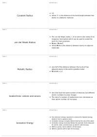 Chem final | CHE 002A - General Chem | Quizzes Chemistry | Docsity
