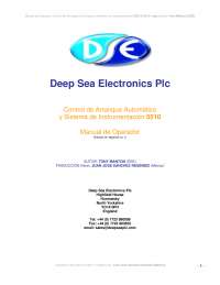 Dse5510 - manual - MANUAL MODULO DEEP SEA 5510 - Docsity