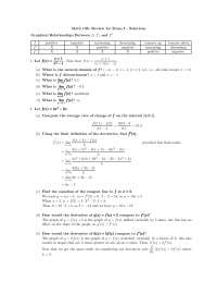 Local Max - Calculus - Solved Exam - Docsity