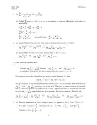 Receive Partial - Calculus - Solved Exam - Docsity
