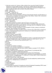 Test z informatyki - Notatki - Informatyka - Docsity