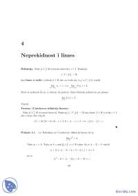 Tablica limesa-Vezbe-Matematicka analiza 1-Matematika | Vežbe' predlog ...