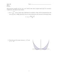 Subdivisions - Calculus - Quiz - Docsity