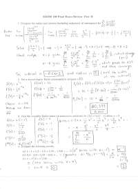 Radius And Interval Calculus Solved Exam Docsity