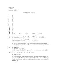 Autonomous Equation - Ordinary and Partial Differential Equations - Solved Exam - Docsity