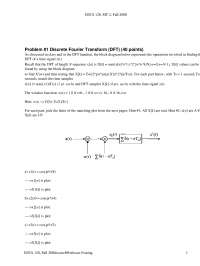 Matching - Signals and Systems - Exam | Exams Signals and Systems Theory | Docsity