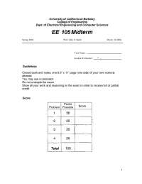 Source and Drain - Microelectronic Devices and Circuits - Exam - Docsity