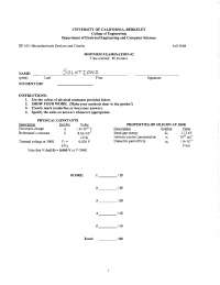 Procedure - Microelectronic Devices and Circuits - Solved Exam - Docsity