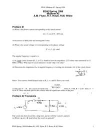 Circuit Element - Introduction to Microelectronic Circuits - Exam - Docsity