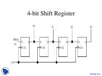 Shift Register - Computer Science - Lecture Slides - Docsity