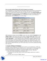 Development Environment - Introduction to Microprocessor Systems - Home Work - Docsity