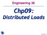 Distributed Loads - Engineering Mechanics Statics - Lecture Slides ...