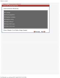 Routing Algorithms - Parallel Computer Architecture - Lecture Slides - Docsity