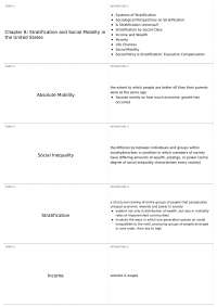 Ch. 8: Stratification & Social Mobility in the United States | SOCI ...