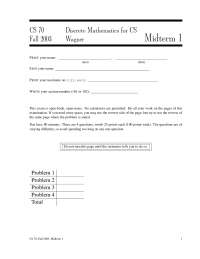 Binary Strings - Discrete Mathematics and Probability Theory - Exams - Docsity