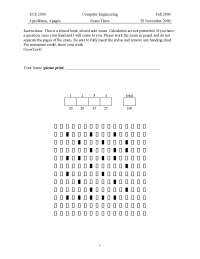 Chips Needed - Computer Engineering - Exam - Docsity