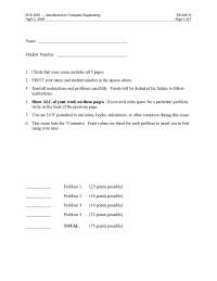 Complement Formats - Computer Engineering - Exam - Docsity