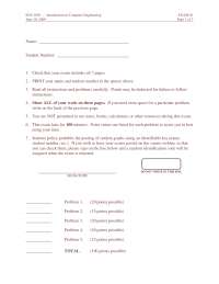 Perform Each - Computer Engineering - Exam - Docsity