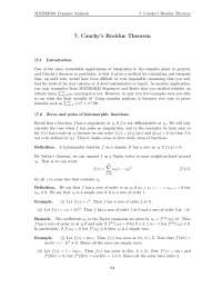 Complex Analysis - Apostilas - Matematica part7 - Docsity