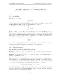 Complex Analysis - Apostilas - Matematica part4 - Docsity