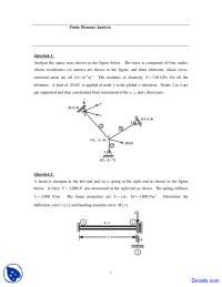 Space Truss - Finite Element Analysis - Assignment - Docsity