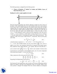 Bending of Rod by Couples - Mechanics of Soft Materials - Lecture Notes ...